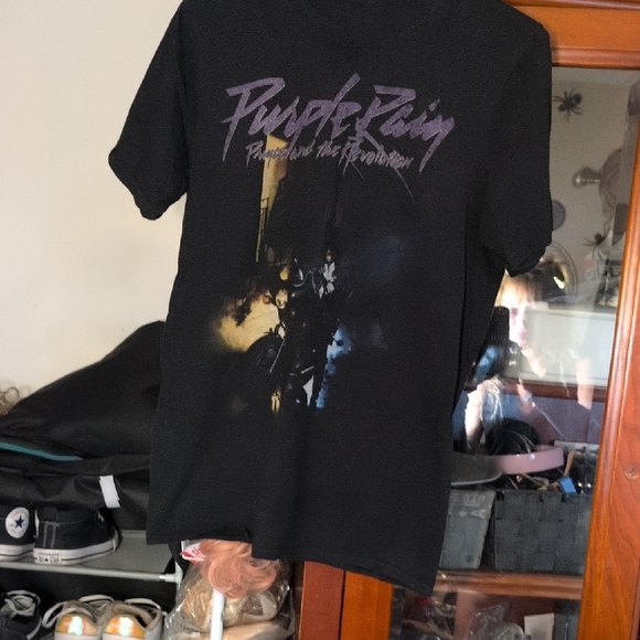 vintage prince wear | Tops | Vintage Black And Purple Prince Purple ...